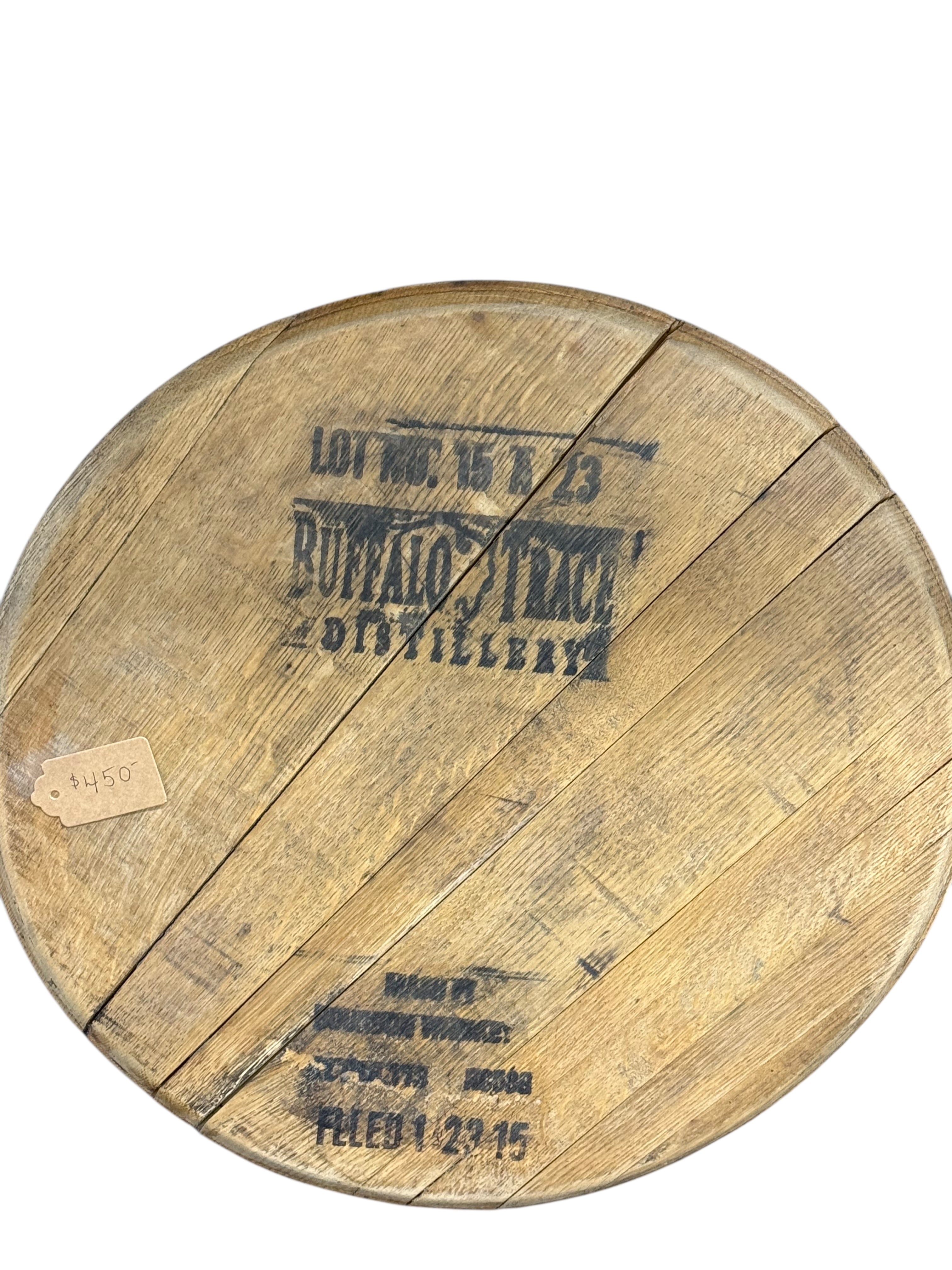 Buffalo Trace Bourbon Barrel Lid – The Knotty Wick